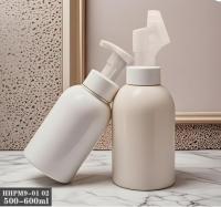 China Customized Plastic Cleanser Bottles 500-600ml PE Bottle with Foam Pump for sale