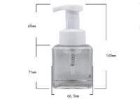 China Customized Plastic Cleanser Bottles 250ml PET Bottle with Foam Pump for sale