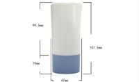 China Customized 40ml PE Plastic Sunscreen Bottle with PP Pump for Cosmetic Lotion Cream for sale