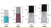China Customized Plastic Lotion Spray Bottles 30-80ml PET Bottle for sale