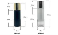 China Customized Plastic Lotion Bottles 100/120ml PET Bottle with Cap for sale