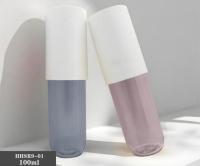 China Customized Plastic Lotion Bottles 100ml PET Bottle with Pump for sale