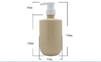 China Customized Plastic Shampoo Bottles 500ml PET Pump Bottle for sale