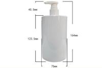China Customized Plastic Luxury Shampoo Bottles 500ml PET Bottle for sale