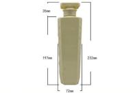 China Customized Plastic Luxury Shampoo Bottles 500ml PET Bottle for sale