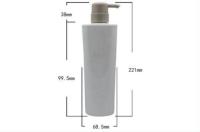 China Customized Plastic Luxury Shampoo Bottles 500ml PET Bottle for sale