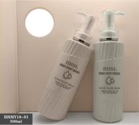 China Customized Plastic Luxury Shampoo Bottles 500ml PET Bottle for sale