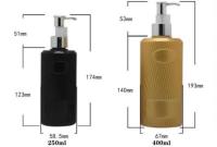 China Customized Plastic Luxury Shampoo Bottles 500ml PET Bottle for sale