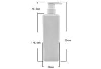 China Customized Plastic Luxury Shampoo Bottles 500ml PET Bottle for sale