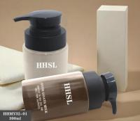 China Customized Plastic Luxury Shampoo Bottles 300ml PET Bottle for sale