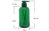 China Customized Plastic Luxury Shampoo Bottles 300ml PET Bottle for sale