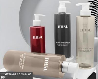 China Customized Plastic Luxury Shampoo Bottles 300/400ml PET Bottle for sale