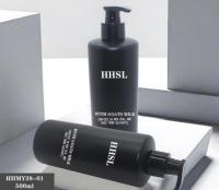 China Customized Plastic Luxury Shampoo Bottles 500ml PE Bottle for sale