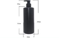 China Customized Plastic Luxury Shampoo Bottles 500ml PE Bottle for sale