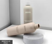 China Customized Plastic Luxury Shampoo Bottles 268ml PE Bottle with Screw Cap for sale