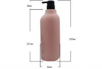 China Customized Plastic Luxury Shampoo Bottles 500ml PE Bottle for sale