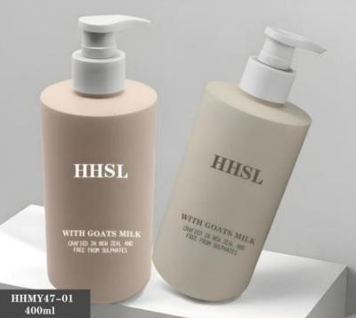 China Customized Plastic Luxury Shampoo Bottles 400ml PE Bottle for sale