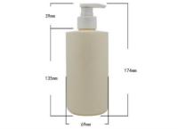 China Customized Plastic Luxury Shampoo Bottles 400ml PE Bottle for sale