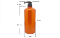 China Customized Plastic Luxury Shampoo Bottles 1000ml PET Bottle for sale