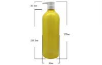 China Customized Plastic Luxury Shampoo Bottles 1000ml PET Bottle for sale