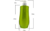 China Customized Plastic Luxury Shampoo Bottles 1000ml PET Bottle for sale