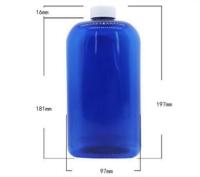 China Customized Plastic Home Cleaning Bottles 750ml PET Bottle for sale