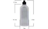 China Customized Plastic Home Cleaning Bottles 500ml PET Bottle for sale