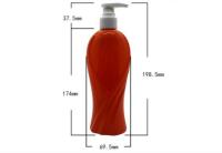 China Customized Plastic Luxury Shampoo Bottles 800ml PET Bottle for sale