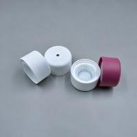 China TPE Soft Touch 45mm Center Dispensing Cap for Cosmetic Shampoo Bottles for sale