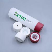 China PE Soft Touch Cosmetic Bottle 45mm Diameter Two Color Matt Center Twist Cap Custom Capacity for sale