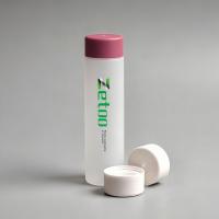 China PE Soft Touch Cosmetic Bottle 50mm Diameter Center Twist Cap Customizable for sale