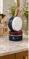 China PP/TPE Cosmetic Cream Container Two Color Custom Plastic Jar 50ml With Matt Cap for sale