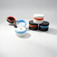 China TPE Soft Touch 40mm Diameter Two Color Flip Cap for sale