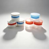 China TPE Soft Touch 35mm Diameter Two Color Flip Cap for sale