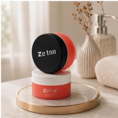 China PP/TPE Soft Touch Luxury Cosmetic Cream Jar Two Color 100ml With Matt Cap for sale
