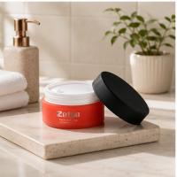 China PP/TPE Soft Touch Luxury Cosmetic Cream Jar Two Color 100ml With Matt Cap for sale
