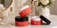 China PP/TPE Soft Touch Luxury Cosmetic Cream Jar Two Color 100ml With Matt Cap for sale
