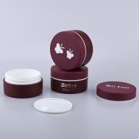 China 100ml PP Red Color Cosmetic Jar Beauty Cream Container With Butterfly Pattern Cap Custom Logo Empty Packaging for sale