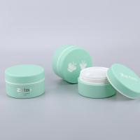 China 50ml PP Frosted Cosmetic Jar Cream Container With Butterfly Pattern Cap Skincare Empty Packaging Custom Logo for sale