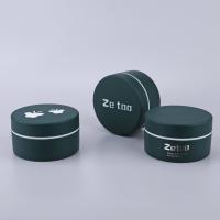 China 50ml PP Green Color Eco-Friendly Cosmetic Jar Empty Cream Container With Screw Cap Sustainable Skincare Packaging for sale