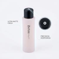 China 100ml Baby Pink PE Lotion Container 42mm Matt Center Twist Cap Soft Touch For Baby Care for sale