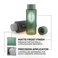 China 250ml Pearlescent PE Body Lotion Bottle 48mm Two Color Matt Cap Shimmer Finish For Silky Skin OEM Custom for sale