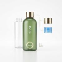 China 100ml Hot Stamping PE Lotion Bottle Gold Foil Cosmetic Container Design for Body Care for sale