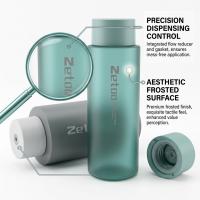 China 250ml Pearlescent PE Body Lotion Bottle 48mm Two Color Matt Cap Shimmer Finish For Silky Skin OEM Custom for sale