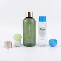 China 100ml Hot Stamping PE Lotion Bottle Gold Foil Cosmetic Container Design for Body Care for sale