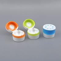 China TPE Soft Touch 35mm Diameter Two Color Tooth Paste Flip Cap for sale