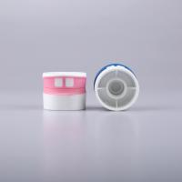 China TPE Soft Touch 35mm Diameter Two Color Children Tooth Paste Flip Cap for sale