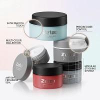 China 5ml Sample Two Color Soft Touch Cosmetic Jar PP TPE Travel Size Container With Matt Cap for sale
