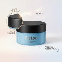 China 50ml Two Color Soft Touch Night Cream Jar PP TPE Container With Matt Cap for sale