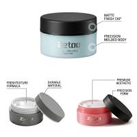 China 50ml Two Color Soft Touch Night Cream Jar PP TPE Container With Matt Cap for sale